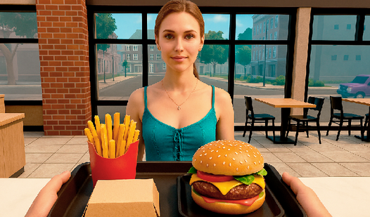 Burger Restaurant Simulator 3D (by MirraGames): Play Online For Free On ...