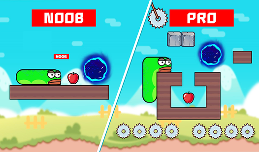 Apple Worm - Snake Puzzle (by bba): Play Online For Free On Igrotok