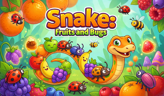 Snake: Fruits and Bugs: Play Online For Free On Igrotok